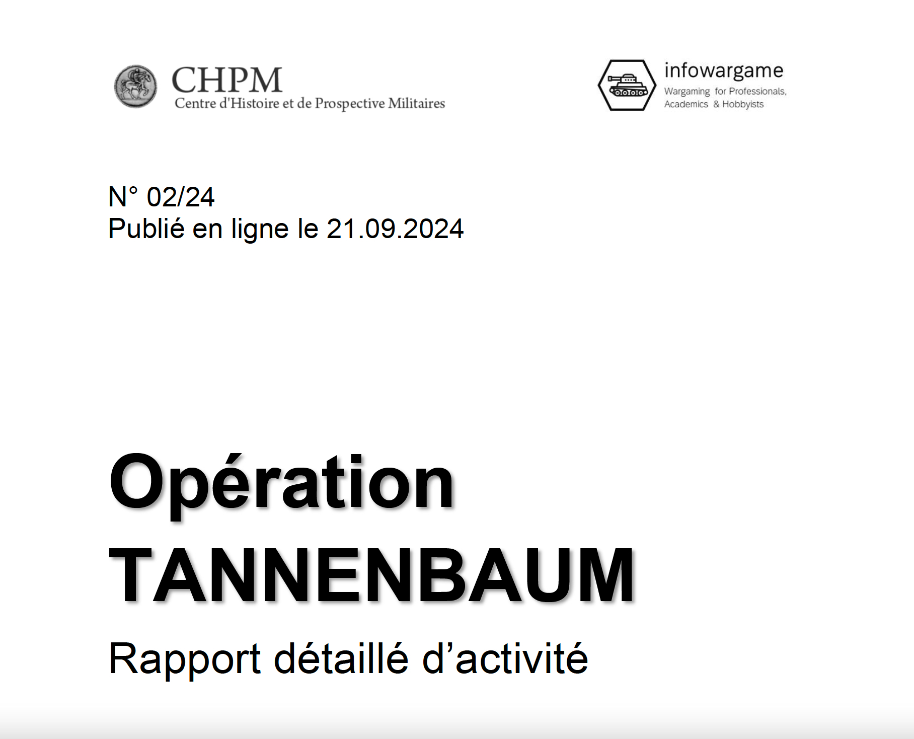 Accueil - Centre d'histoire et de prospective militaires (CHPM)